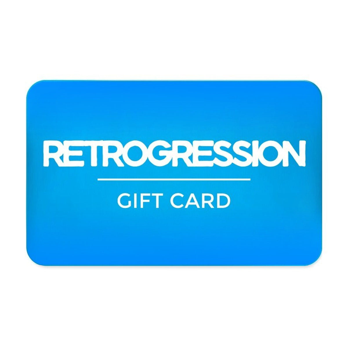 Retrogression Gift Card | Retrogression