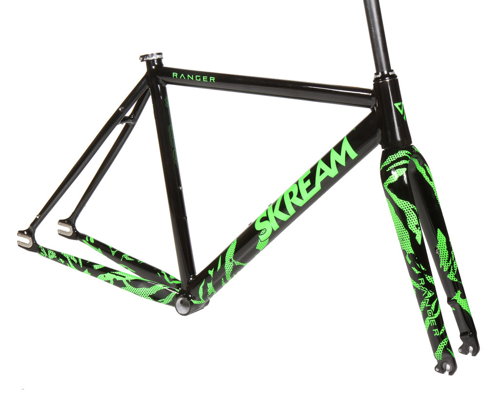Skream Ranger frameset - black/neon green - Closeout | Retrogression